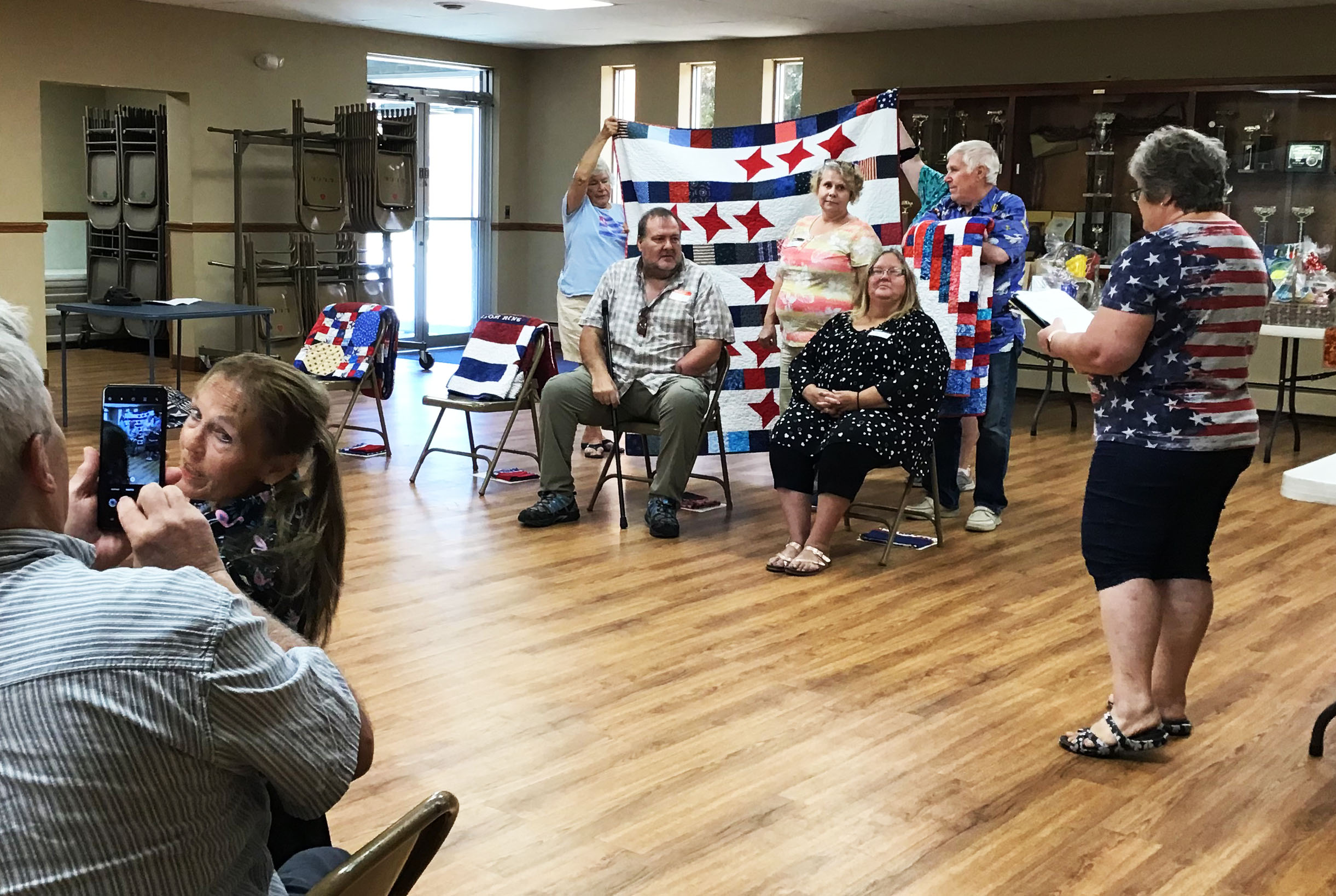 A Quilts of Valor (QOV, QOVF) Presentation – Villa Rosa Quilts