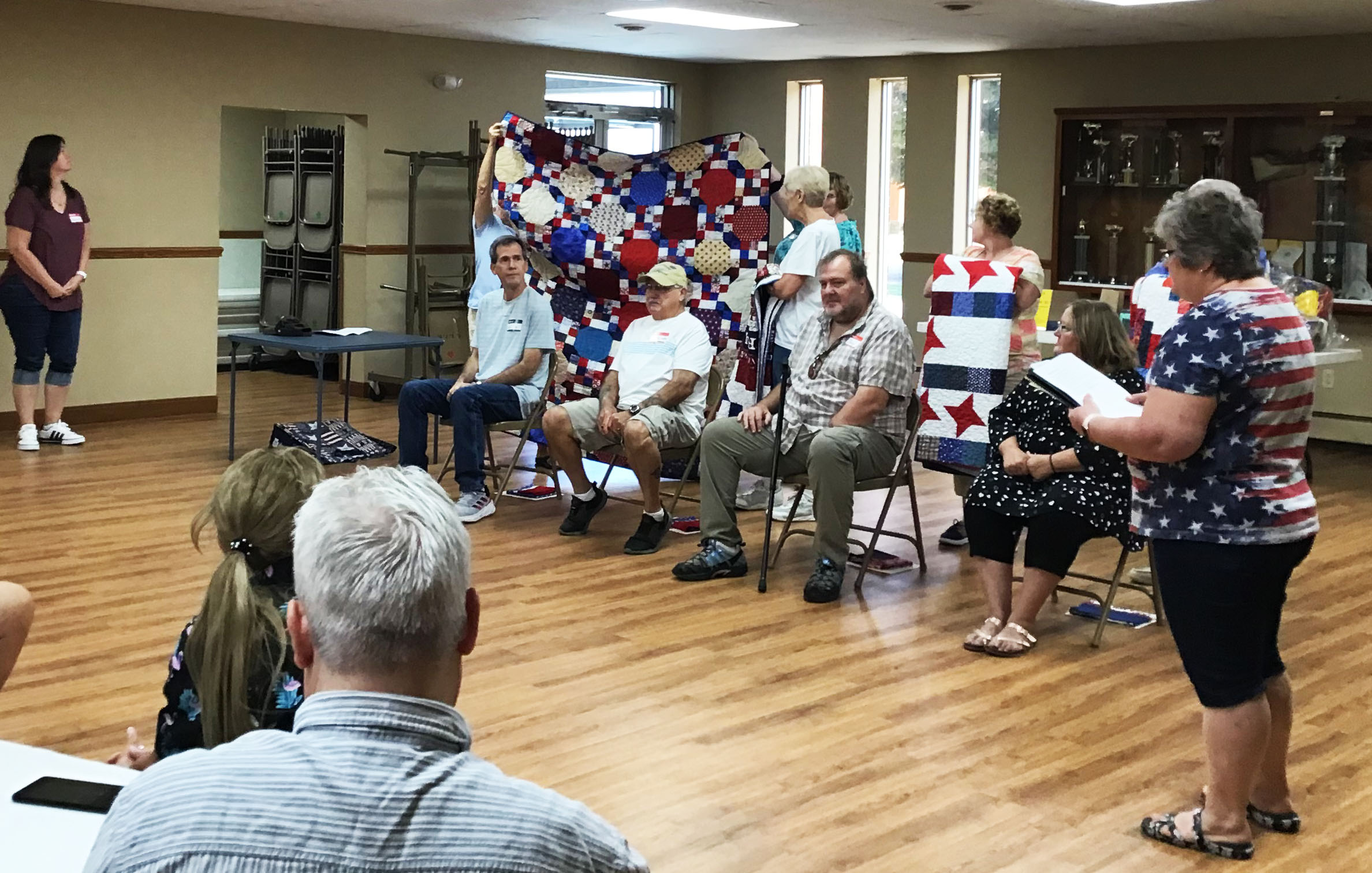A Quilts of Valor (QOV, QOVF) Presentation – Villa Rosa Quilts