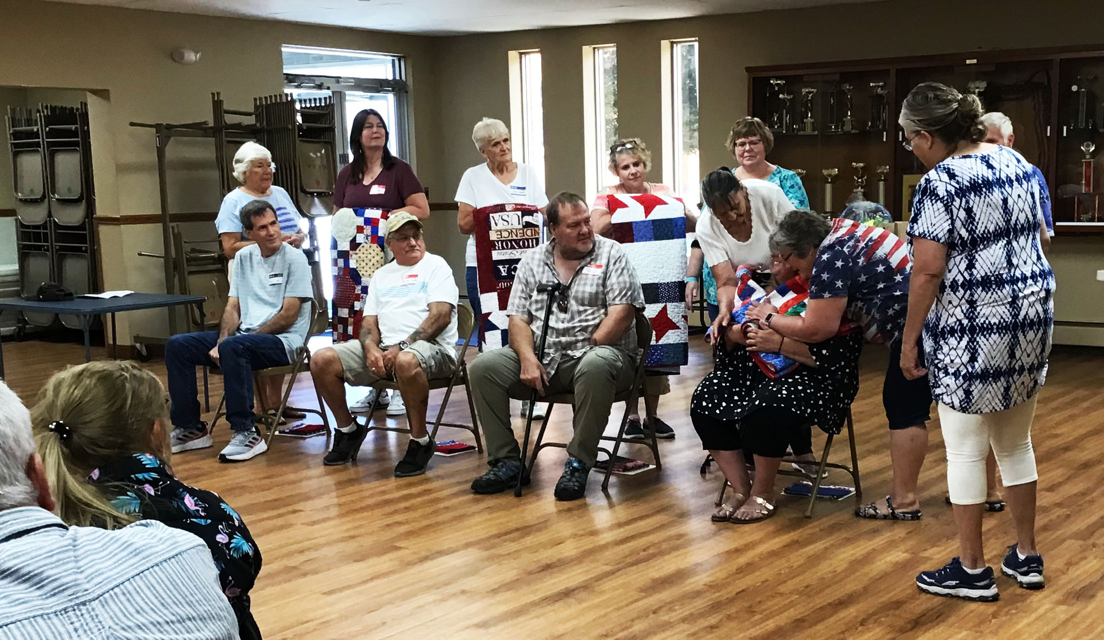 A Quilts of Valor (QOV, QOVF) Presentation – Villa Rosa Quilts