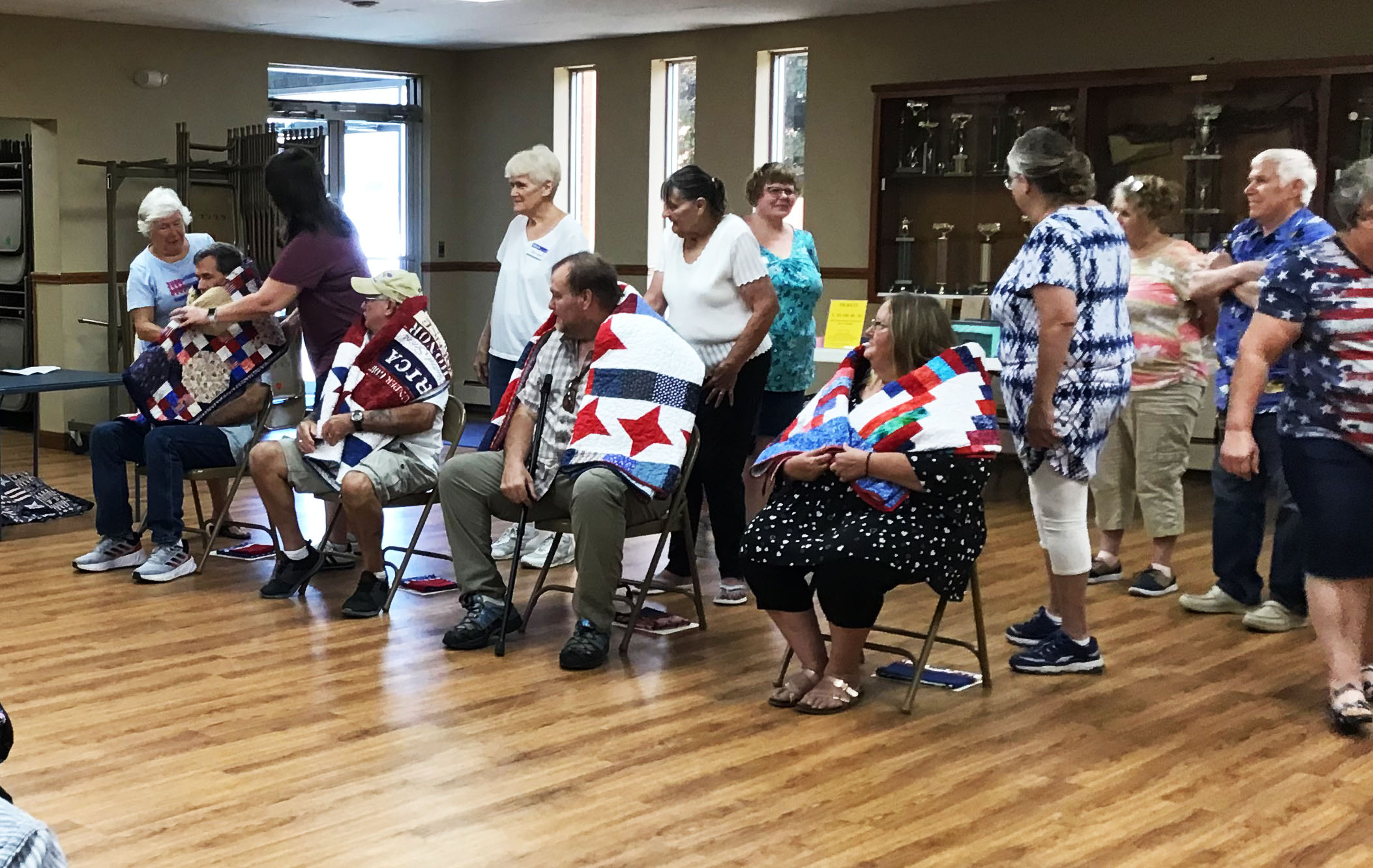 A Quilts of Valor (QOV, QOVF) Presentation – Villa Rosa Quilts