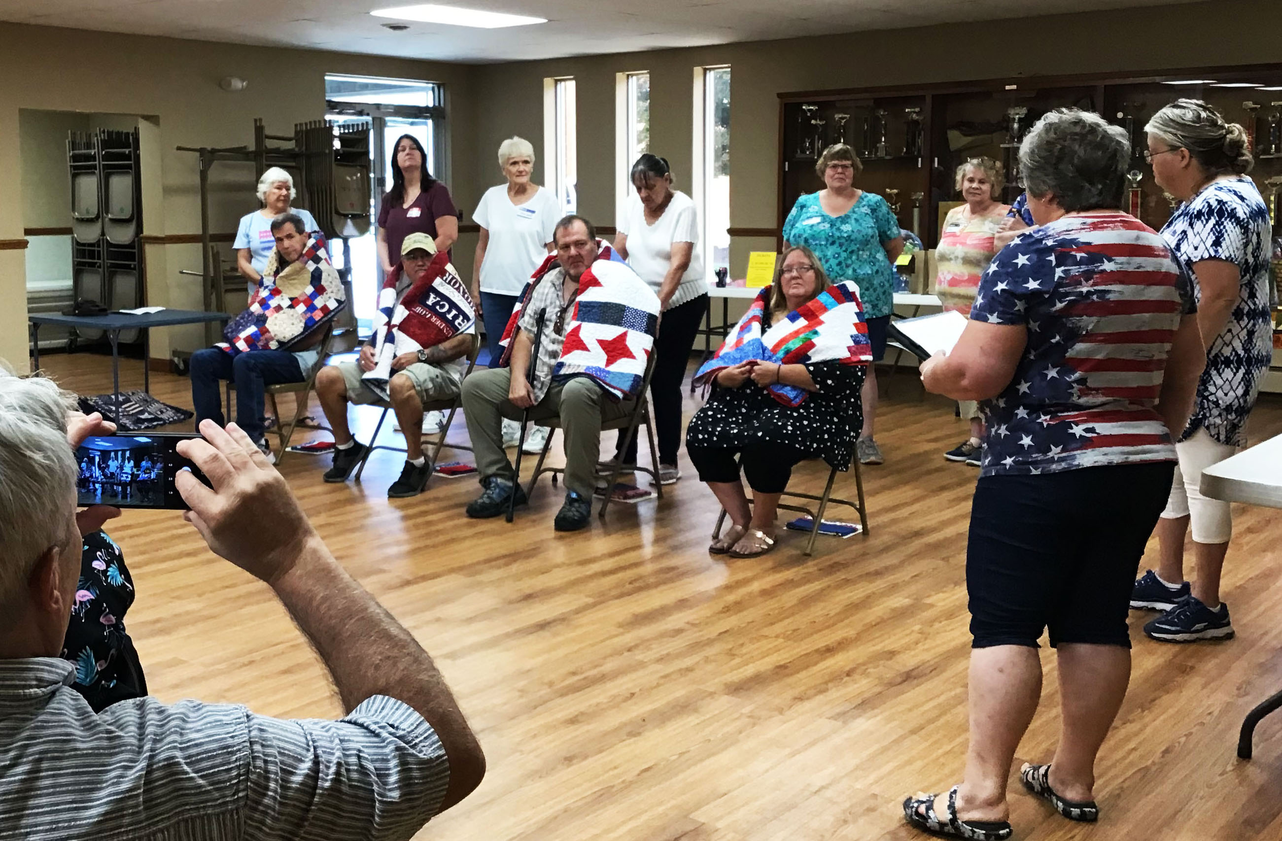 A Quilts of Valor (QOV, QOVF) Presentation – Villa Rosa Quilts