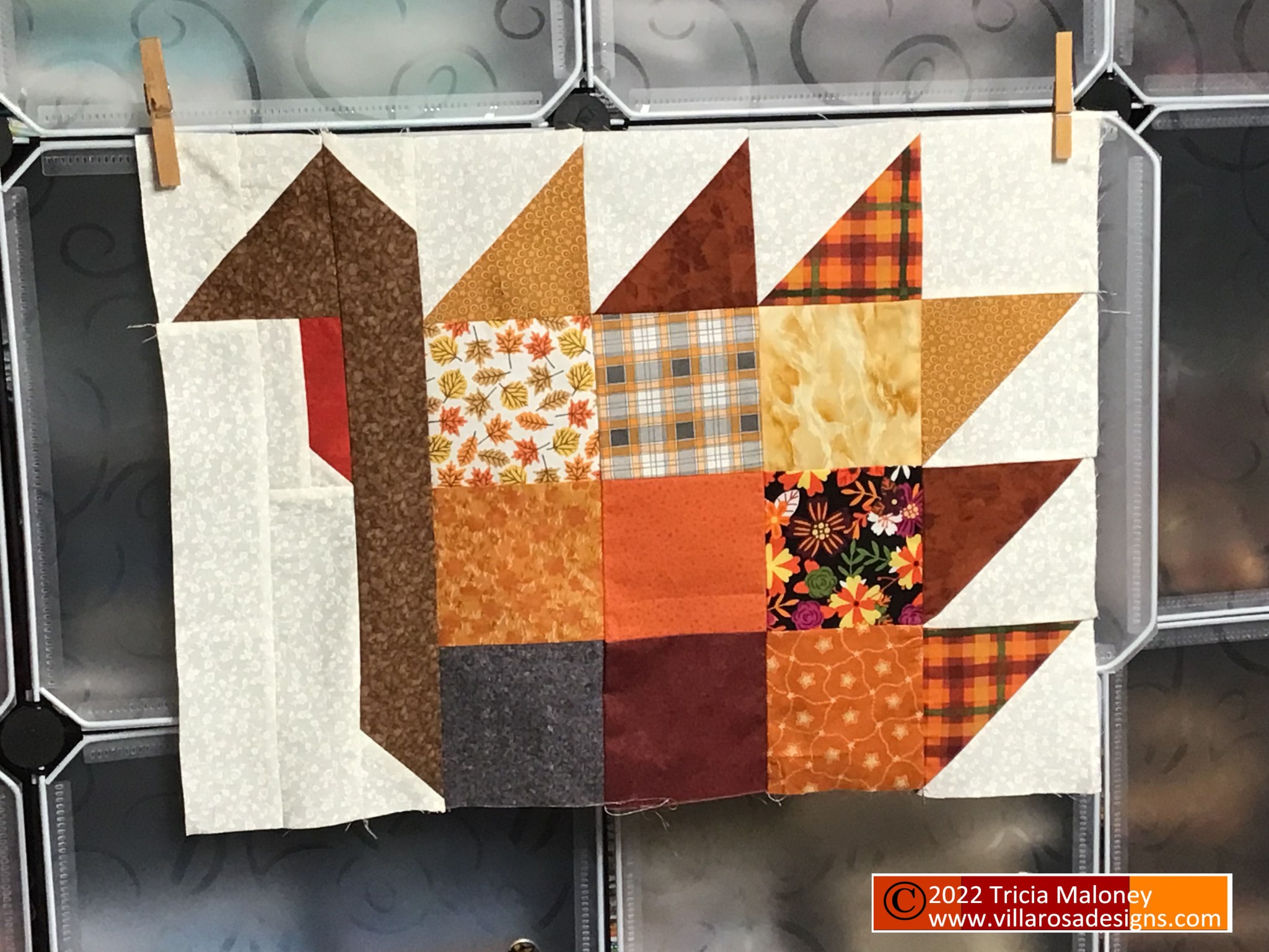 A Thanksgiving Turkey (Quilt Block) For You! – Villa Rosa Quilts