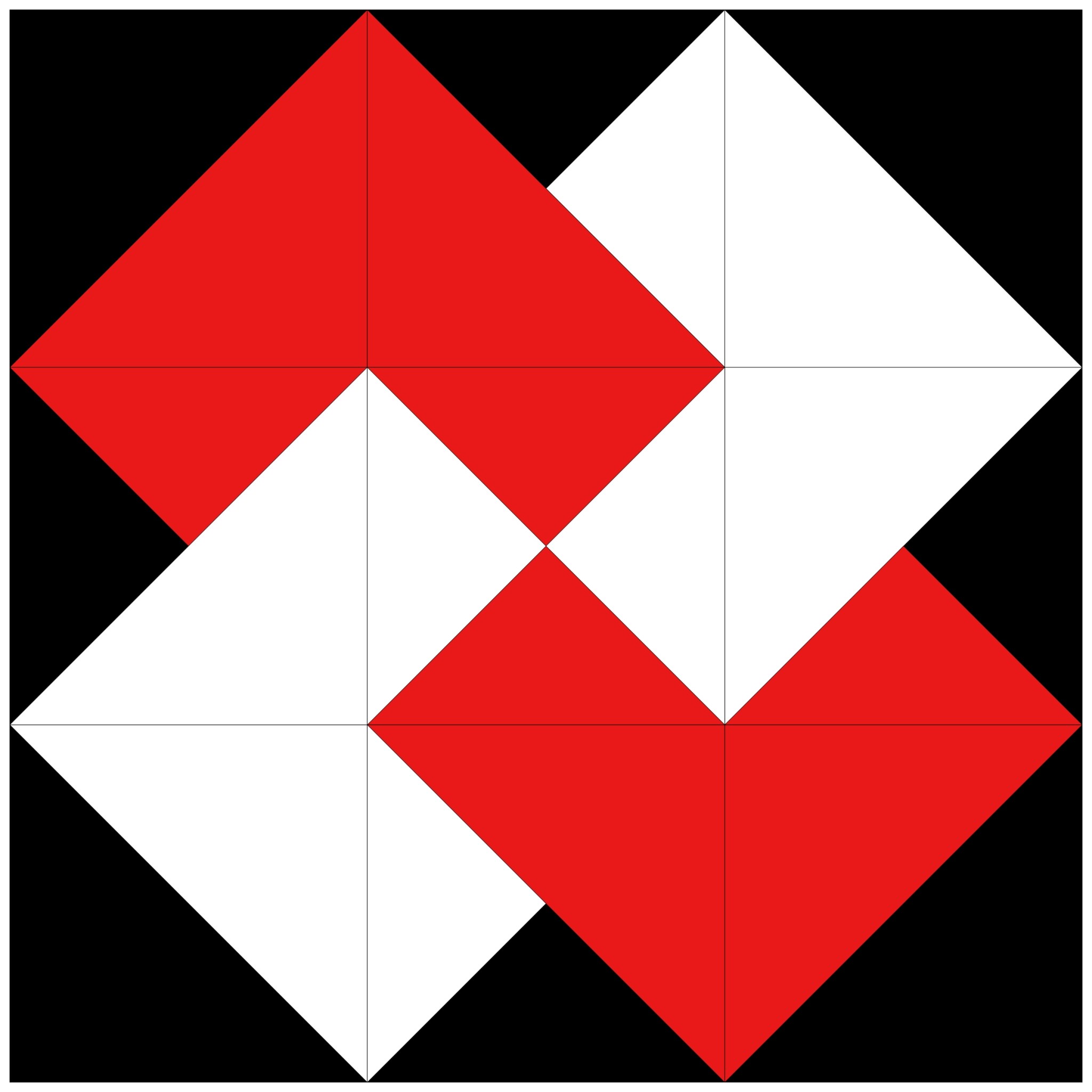 Quilt Block Basics — Quarter Square Triangles (QSTs) – Villa Rosa Quilts