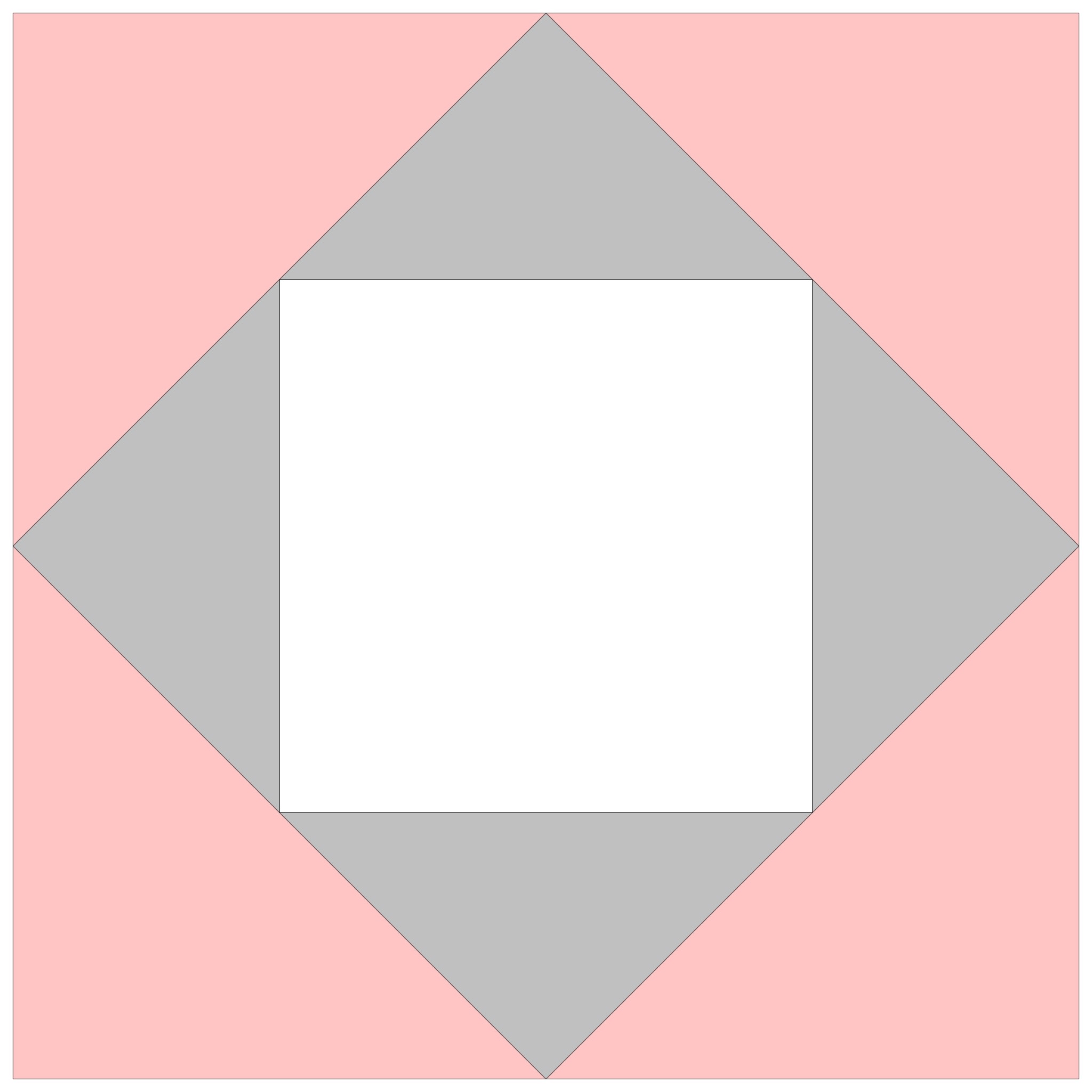 Quilt Block Basics — Square in a Square and NEW VRD Rose Cards for May ...