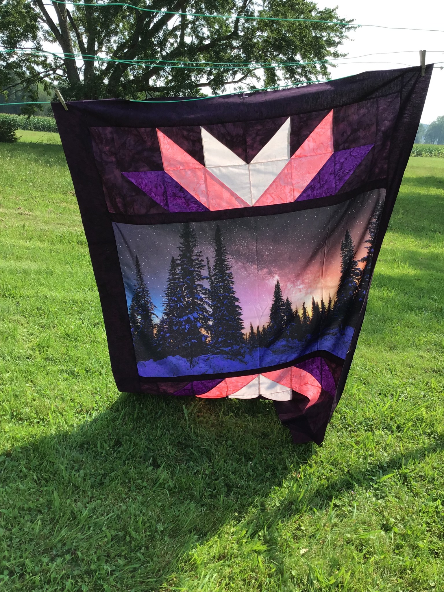 VRD October Sky Panel Quilt Tutorial – Villa Rosa Quilts