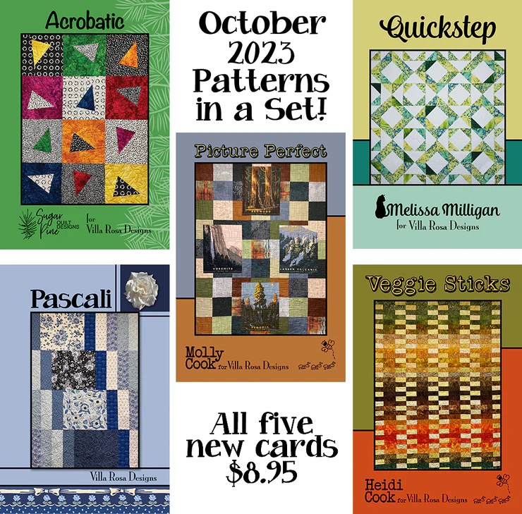 NEW October 2023 VRD Rose Card Patterns and Fall VRD Patterns